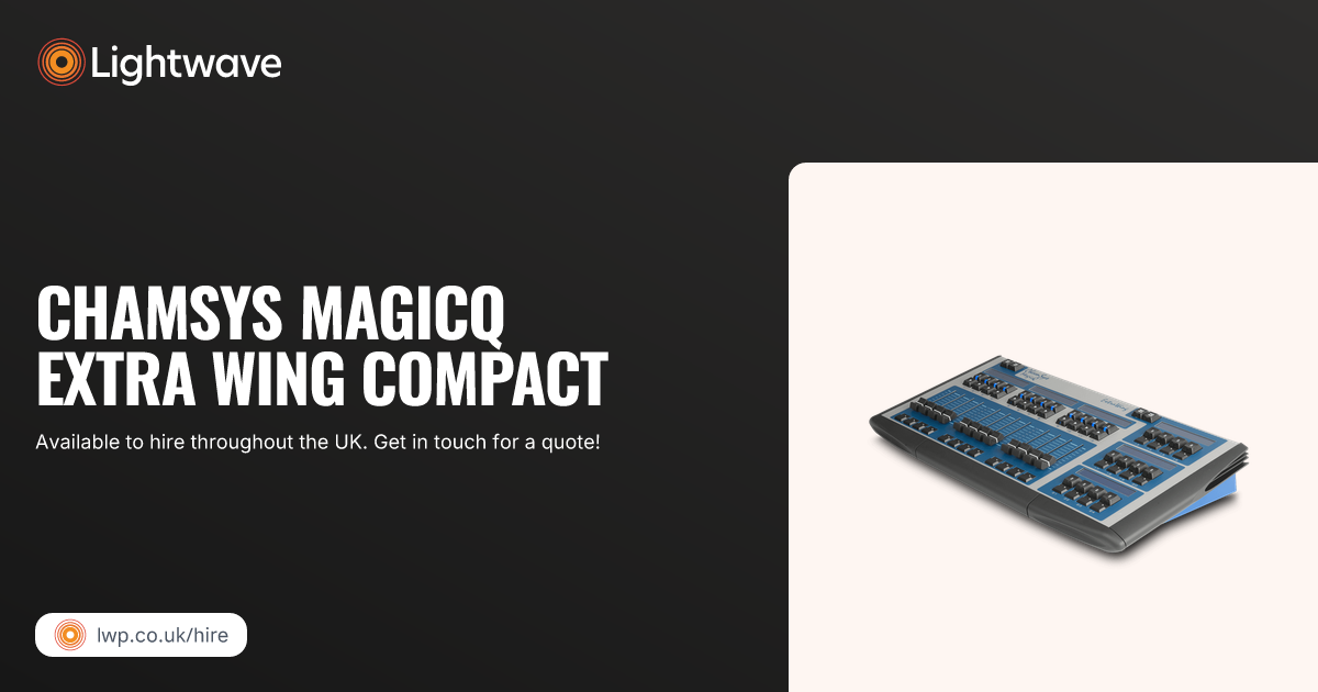 Chamsys MagicQ Extra Wing Compact | Lightwave Hire