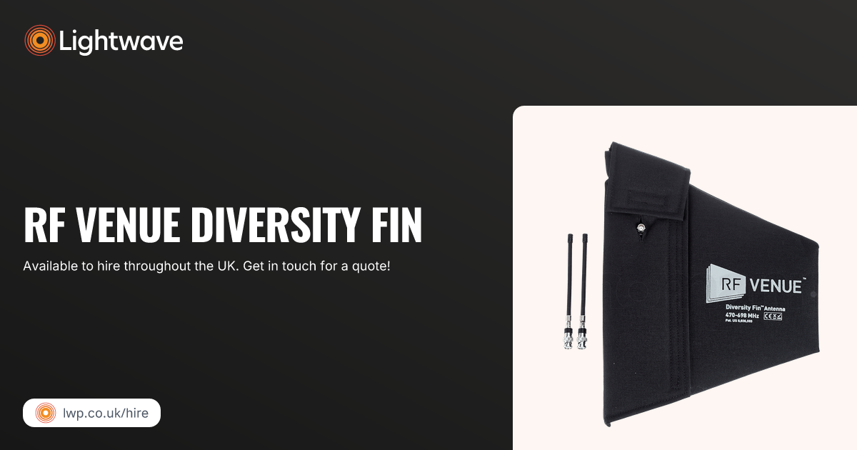 RF Venue Diversity Fin | Lightwave Hire