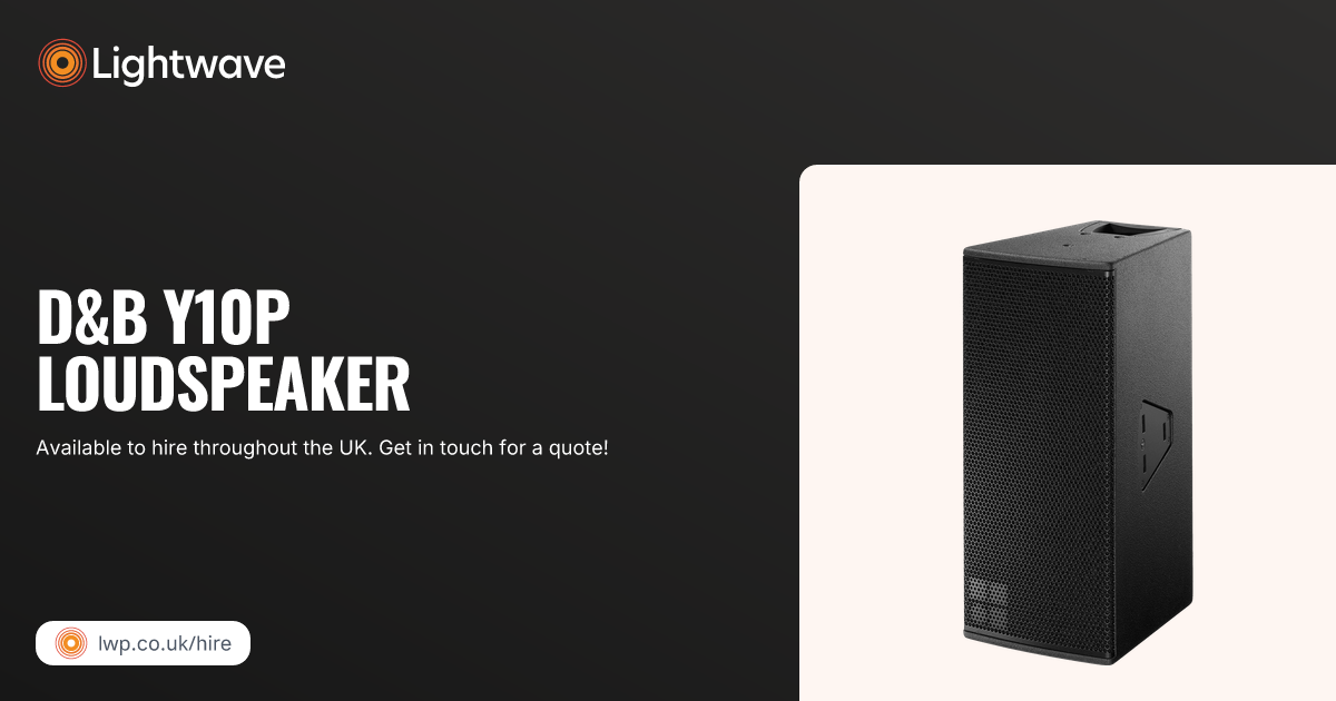 d&b Y10P loudspeaker | Lightwave Hire